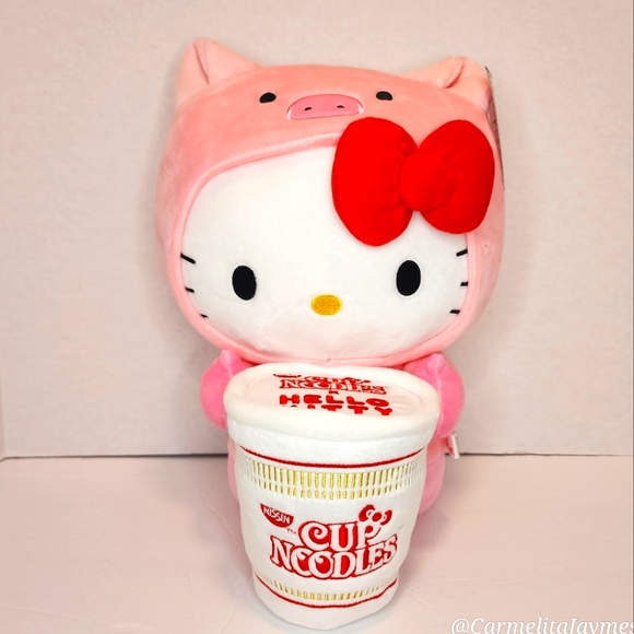 kidrobot | Toys | Hello Kitty Ramen Noodle Pug Door Stopper By Kidrobot ...